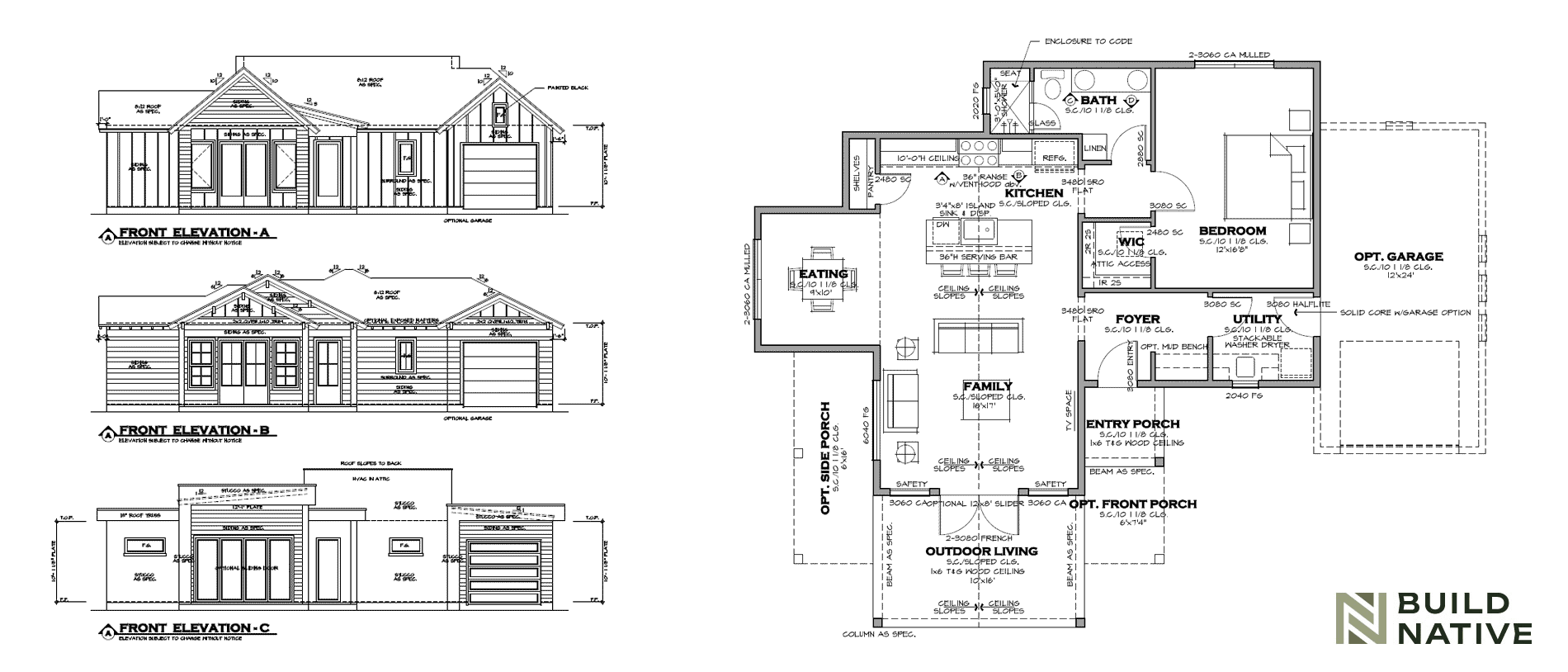 Semi-Custom Homes - Build Native