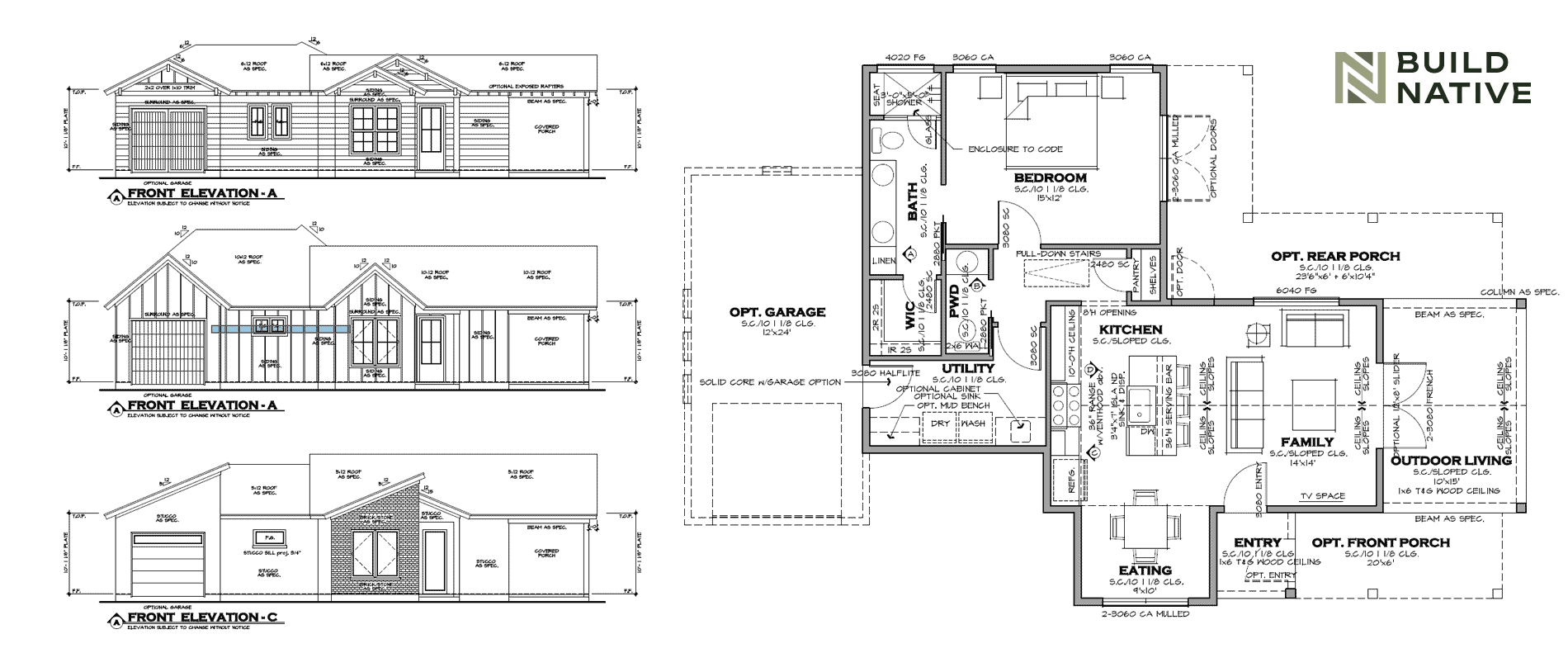 Semi-Custom Homes - Build Native